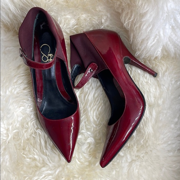 Vintage | Shoes | Vintage Red Patent Leather Heels | Poshmark